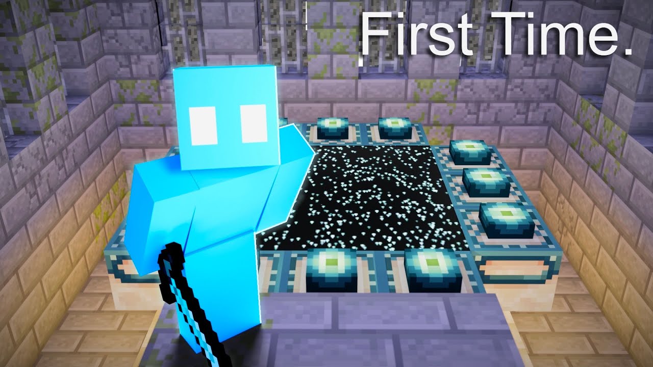 Beating Minecraft for the FIRST Time EVER...