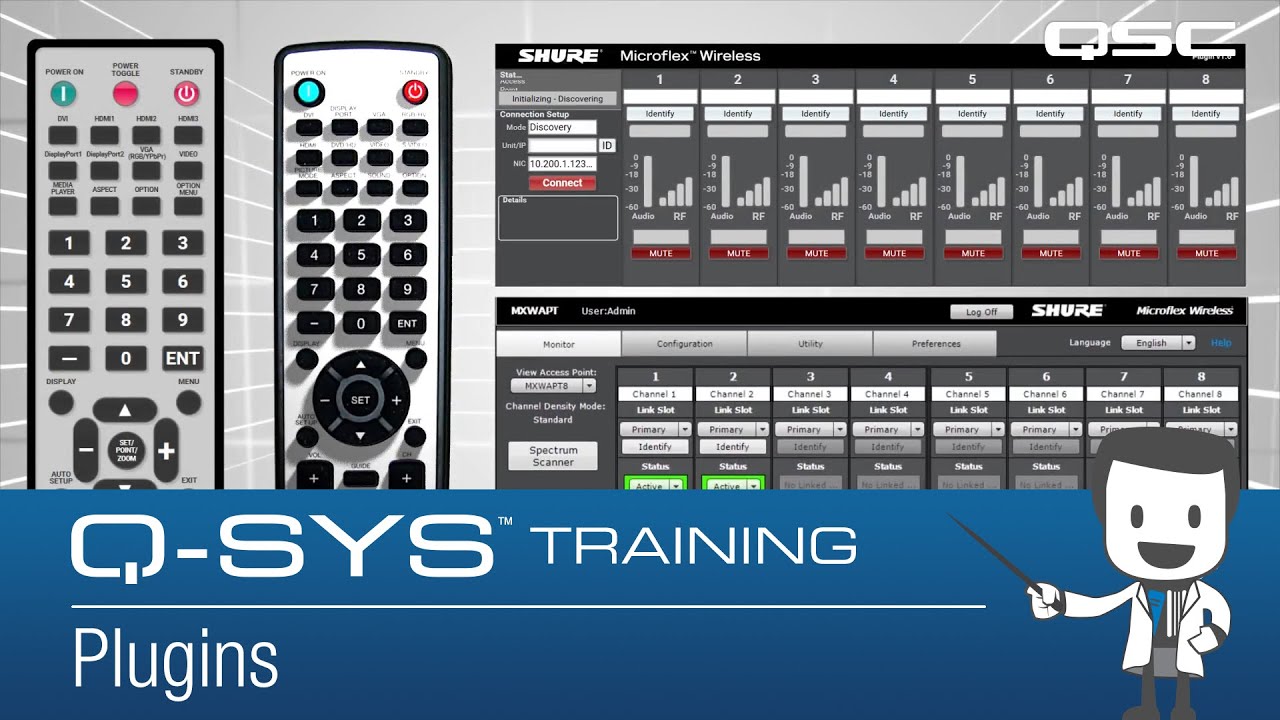 Q-SYS Control 101: Plugins (FR)