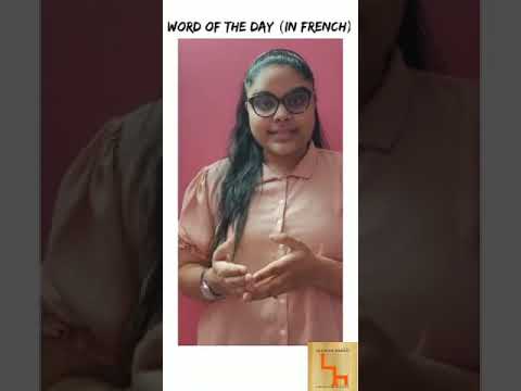 FRENCH : Word of the day