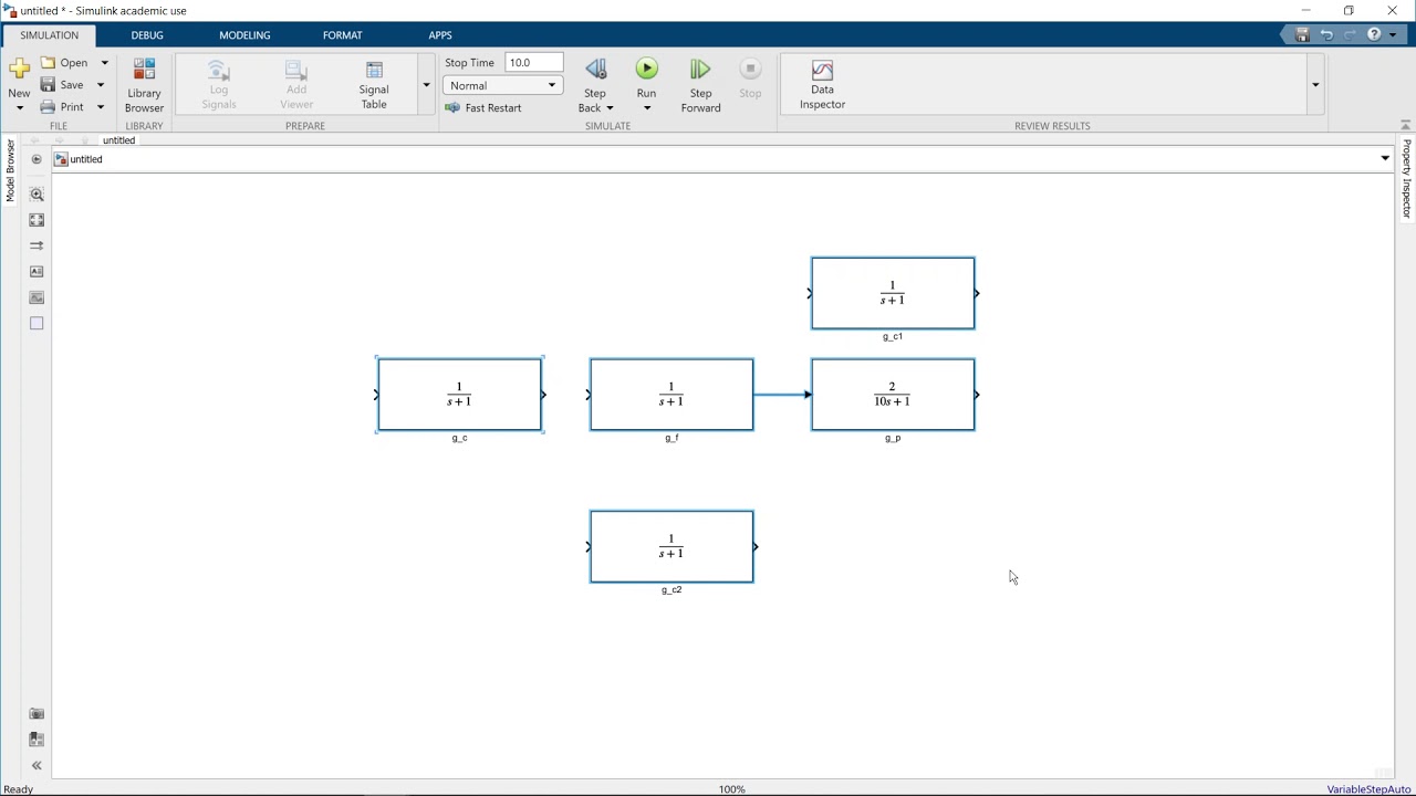 Setup Feedback Loop in Simulink