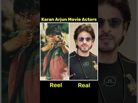 Karan Arjun Movie Actors Reel life ❤️ VS Real life 🔥 #shorts #youtubeshorts #bollywood #movie