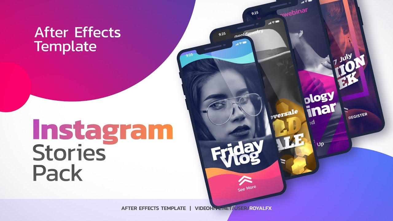 After Effects Template : Instagram Stories