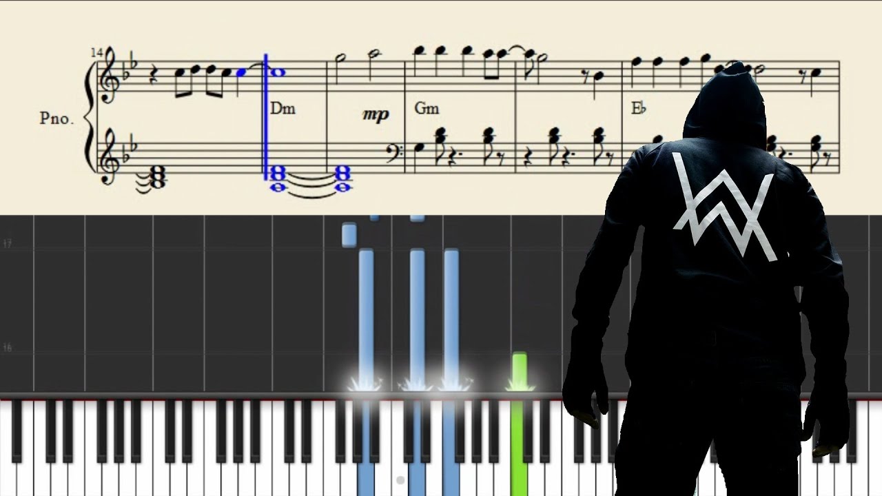 Alan Walker - Alone - Piano Tutorial + SHEETS