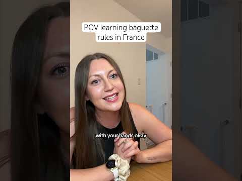 French baguette rules #france #french #cultureshock #food #funny