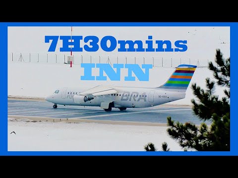 7H 30MIN | Spectacular Winter Plane Spotting at INN Innsbruck Airport, Austria - 4K
