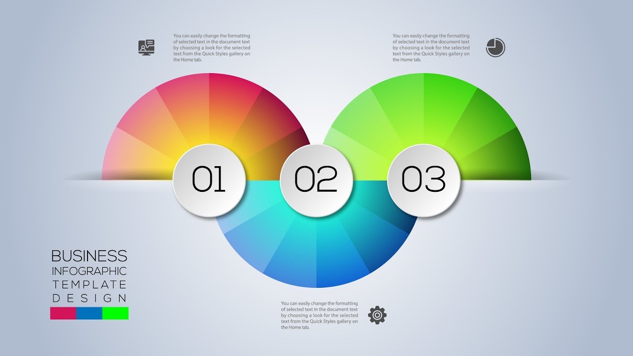 Business Concept Infographic Template Design Illustrator Tutorial