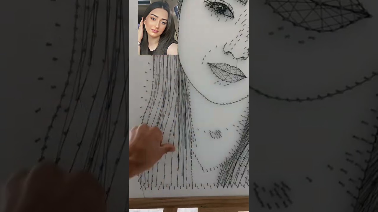 String art by me 🎵Armenian girl🎵❤️🇦🇲