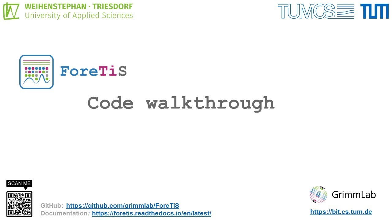 ForeTiS - Time Series Forecasting in Python - Code walkthrough