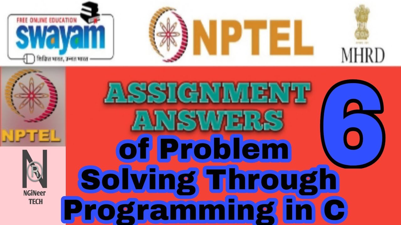 Problem Solving Through Programming in C | Assignment 6 answers | NPTEL2021