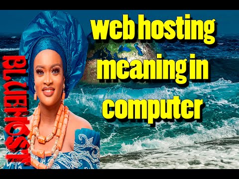 web hosting meaning in computer,