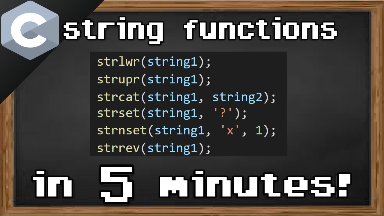 C string functions 🔠