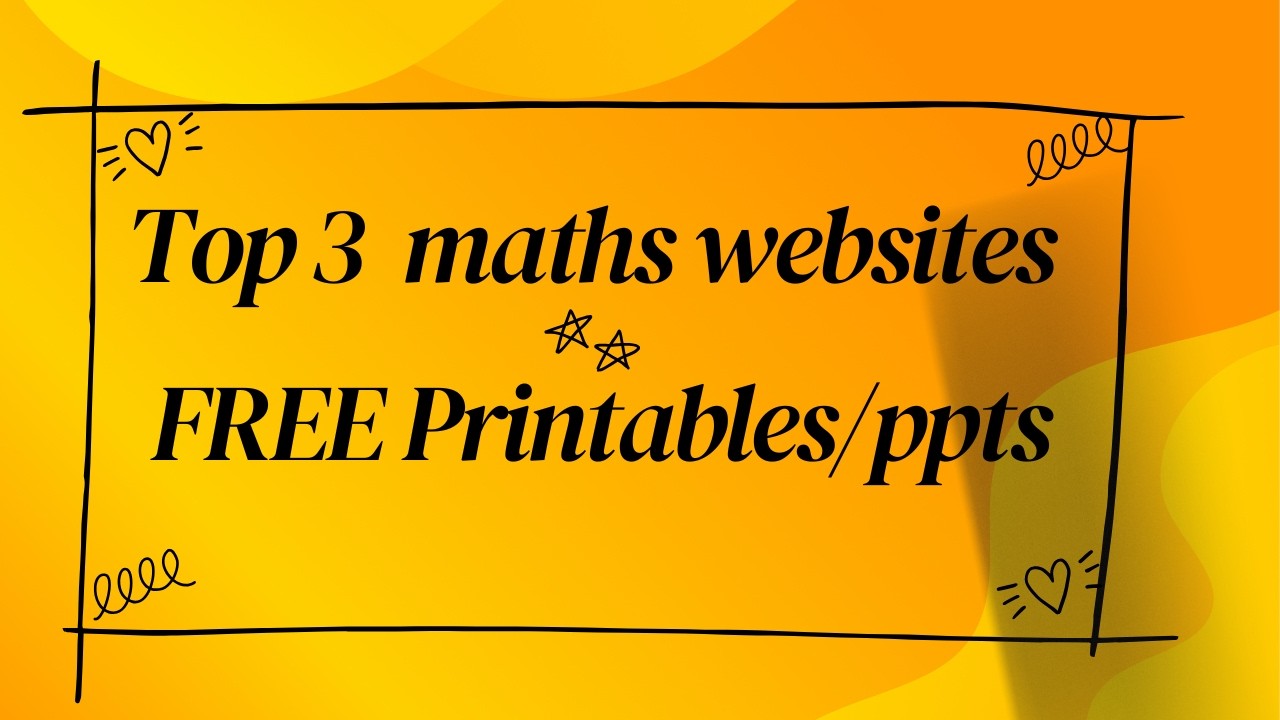Top 3 FREE Maths Websites Every Teacher Needs (Printable Worksheets & Activities!)