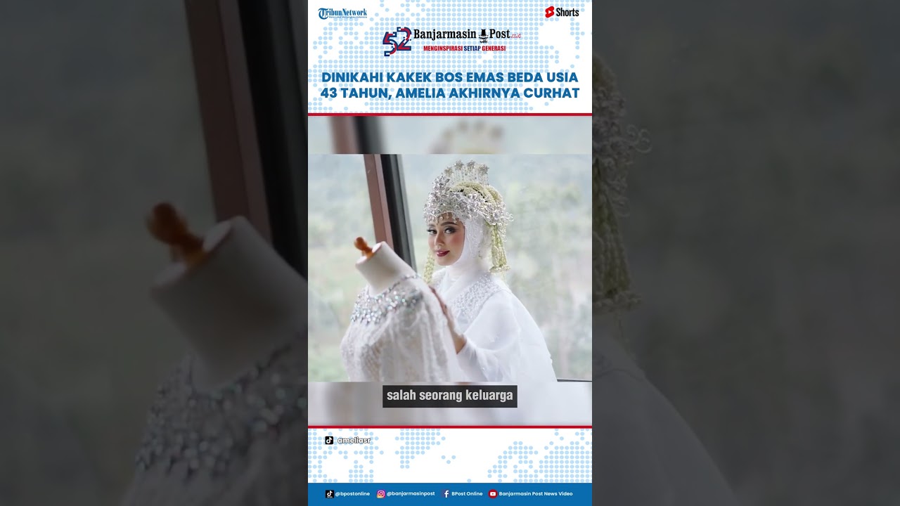 Viral Dinikahi Kakek Bos Emas Beda Usia 43 Tahun, Amelia Akhirnya Curhat dan Sentil Takdir Tuhan