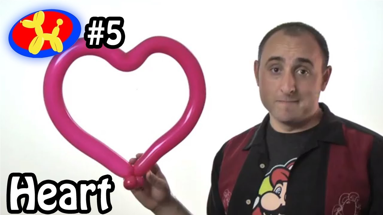 One Balloon Heart - Balloon Animal Lessons #5
