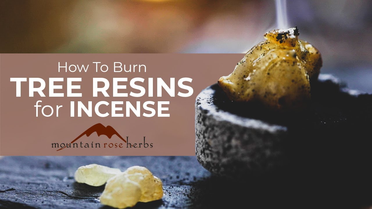 How to Burn Tree Resins for Incense