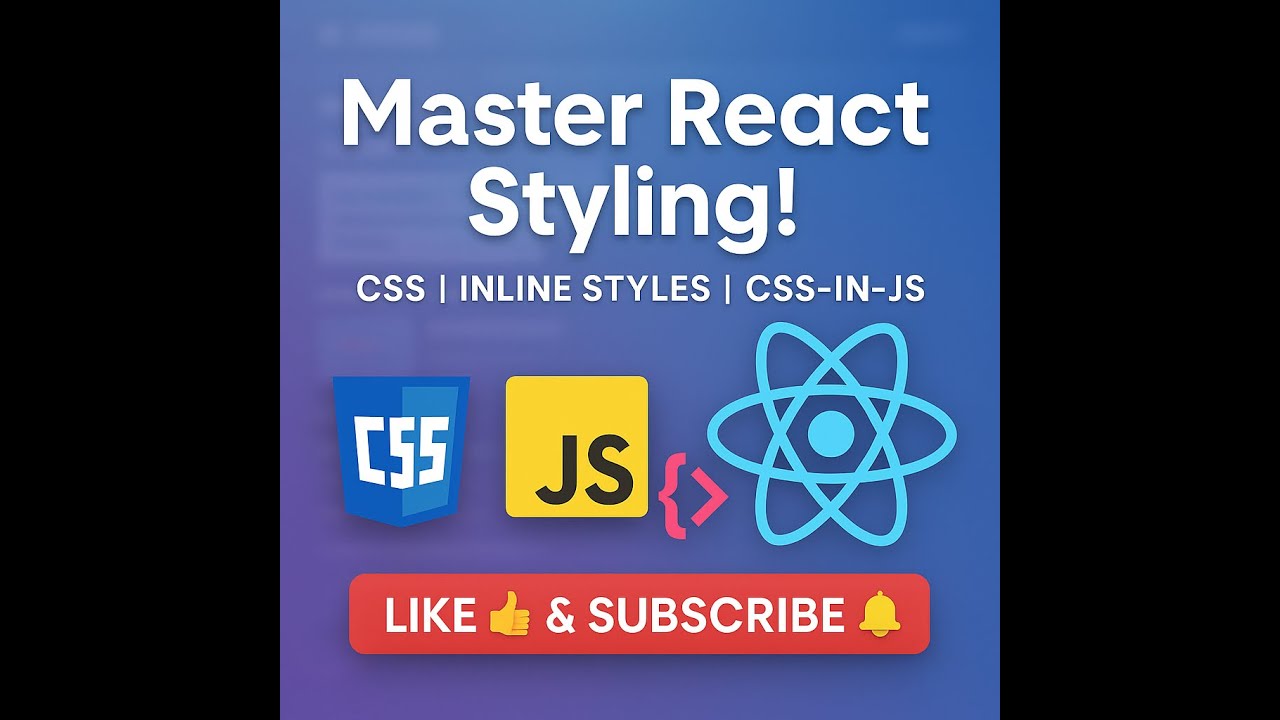 Mastering React: A Comprehensive Guide to Styling Components