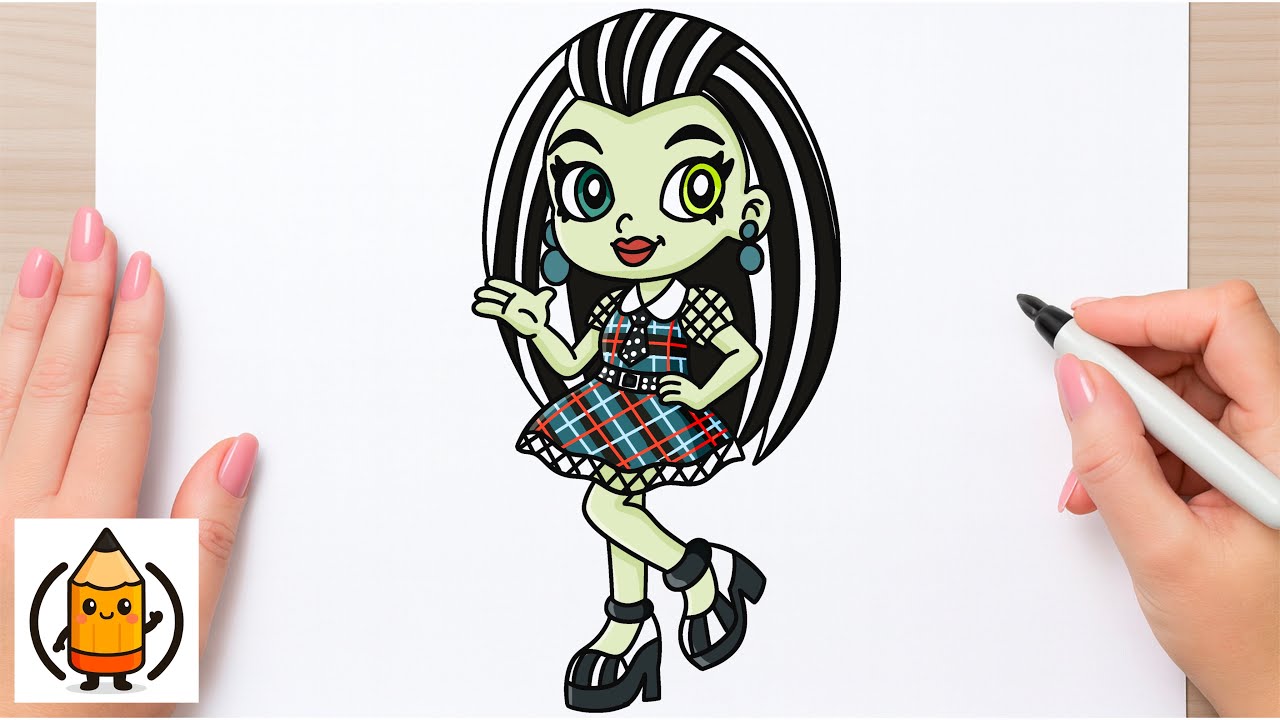 How To Draw Frankie Stein | Monster High