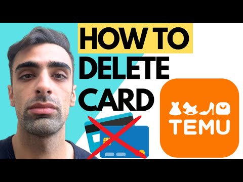 How To Remove Debit Card Or Credit Card On TEMU EASY!