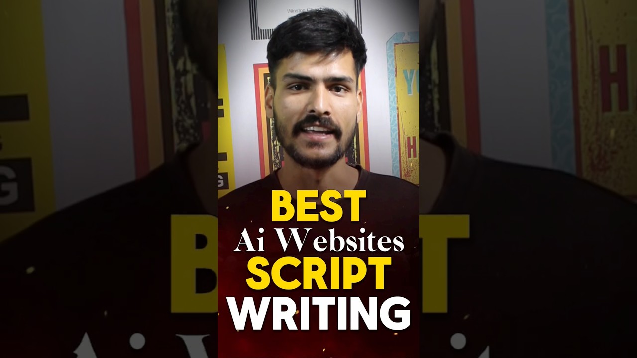 Best AI Website's for Script Writing #🤯⚡