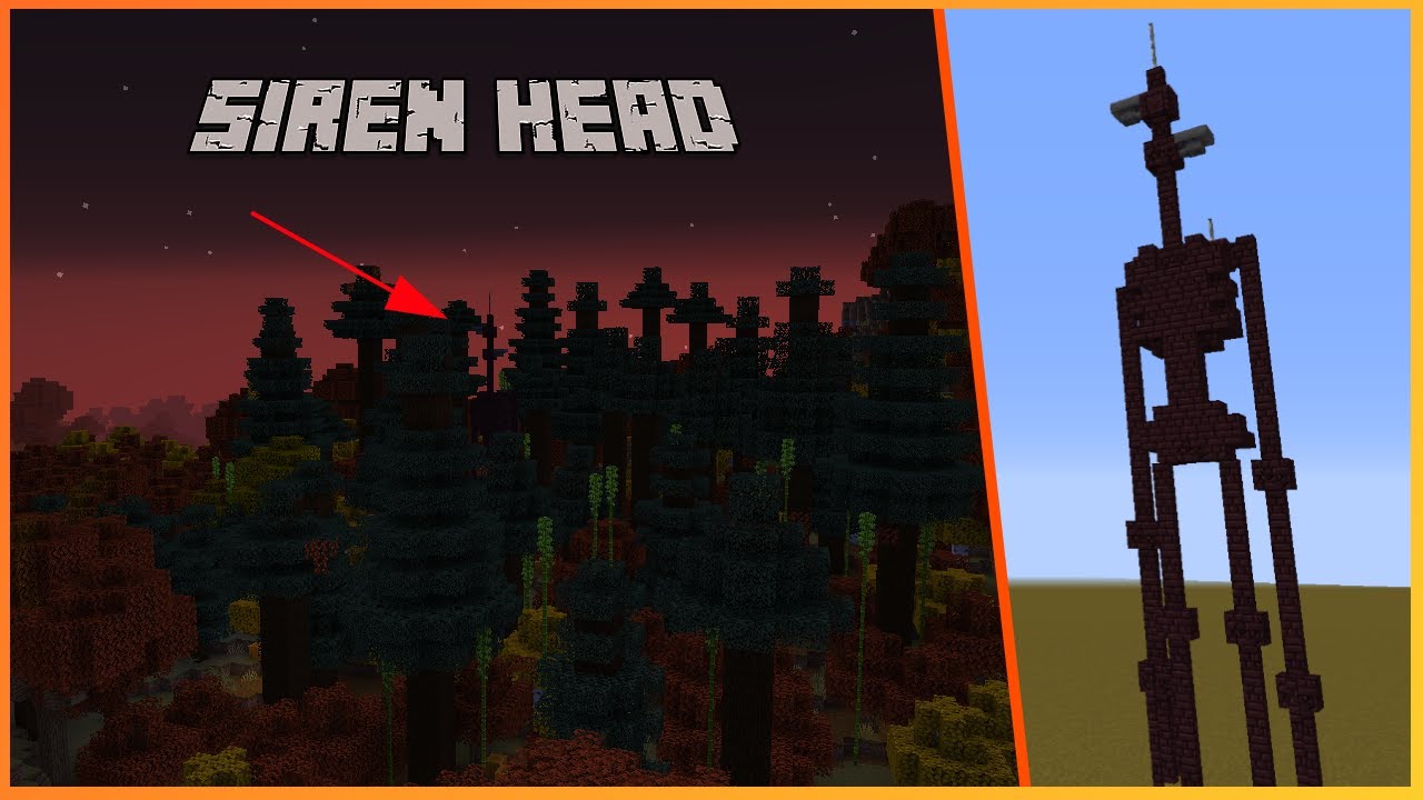 How To Build SIREN HEAD In Minecraft! Tutorial