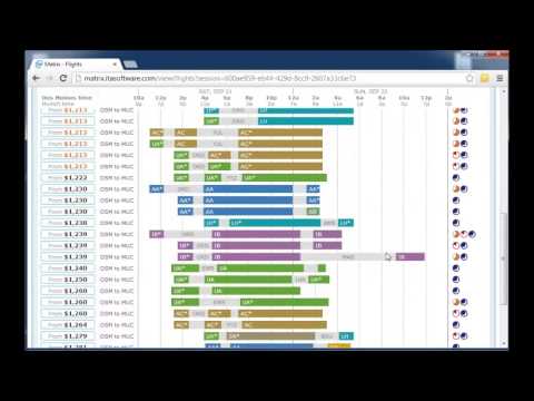 How to use the ITA Software Matrix tool | The Flying Consultant