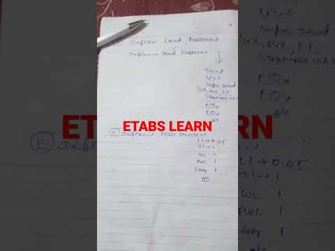 LEARN ETABS | ETABS QUICK LEARN | CIVIL ENGINEERING