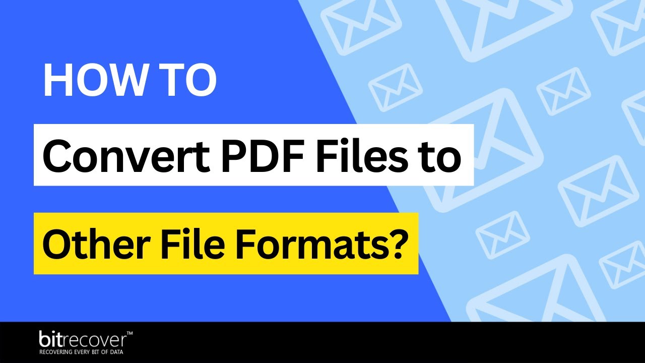 How to Convert PDF Document into Other File Formats?