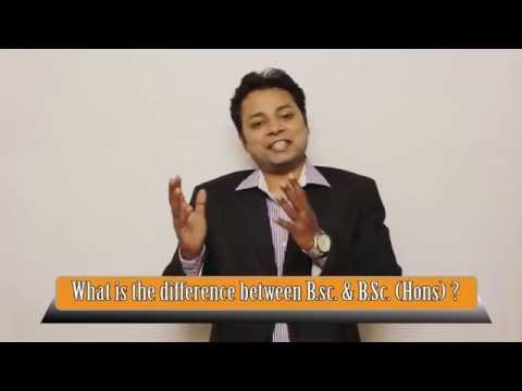 Difference between B.Sc. and B.Sc. Honors courses?