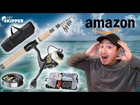 I Bought the CHEAPEST Amazon Fishing Kit: TOTAL SCAM or HIDDEN GEM?