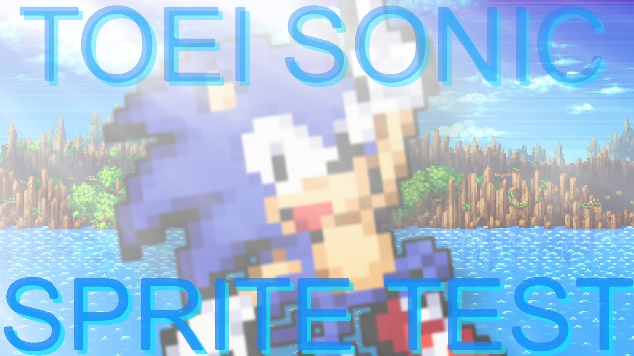 Toei Sonic Sprite Test | stick nodes pro | Sonic Sprite animation
