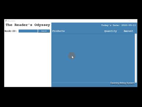 Python MySQL GUI Book Store Project
