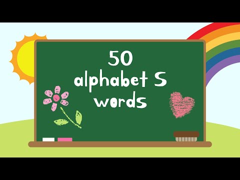 Words That Start with S | Words That Start with Letter S for Toddlers | Kids Learning Videos