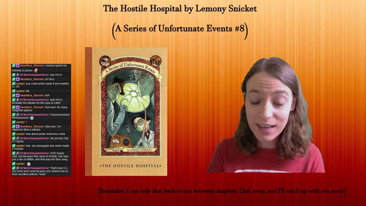 A Series of Unfortunate Events #8: The Hostile Hospital by Lemony Snicket (Part 1)