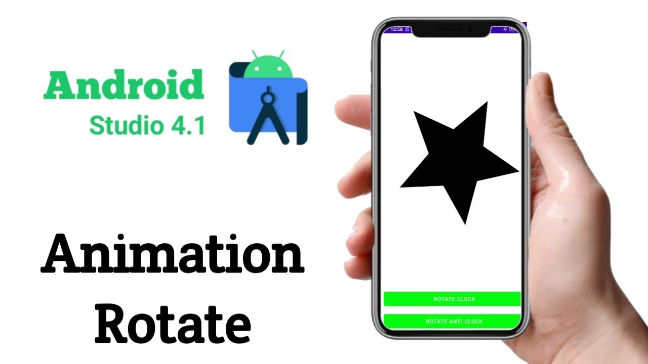 Tutorial Animation Rotate in Android Studio 4.1
