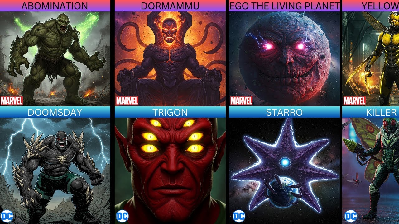 Who’s the Greatest Villain? Marvel vs DC! ⚔