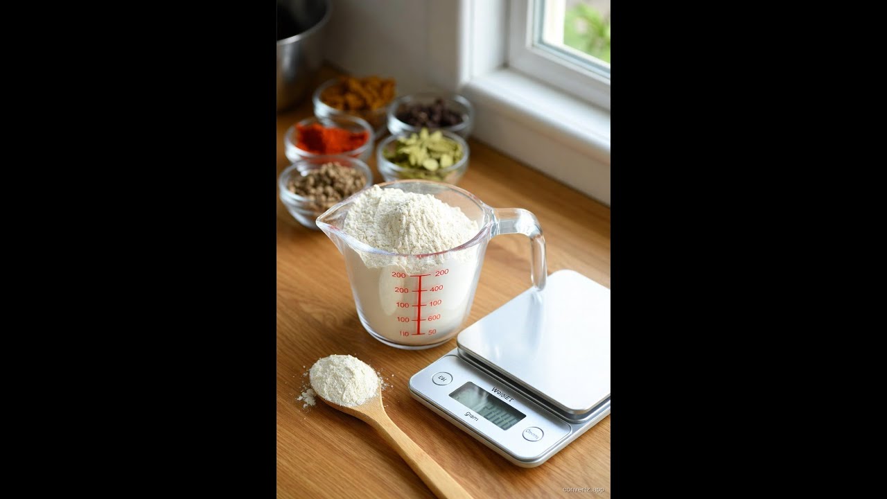 Cups to Grams Made Easy - Kitchen Conversion Chart You Need