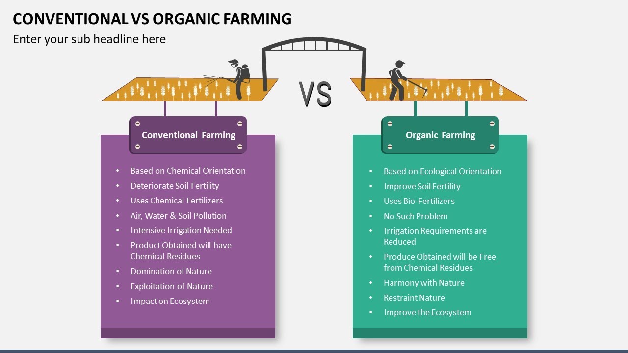 Conventional vs Organic Farming Animated Presentation