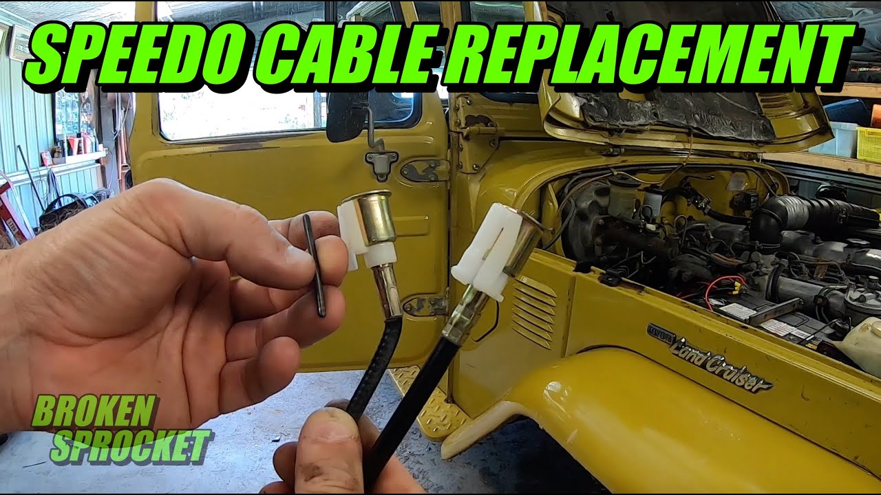 How to replace a car speedometer cable. Beginner's guide.