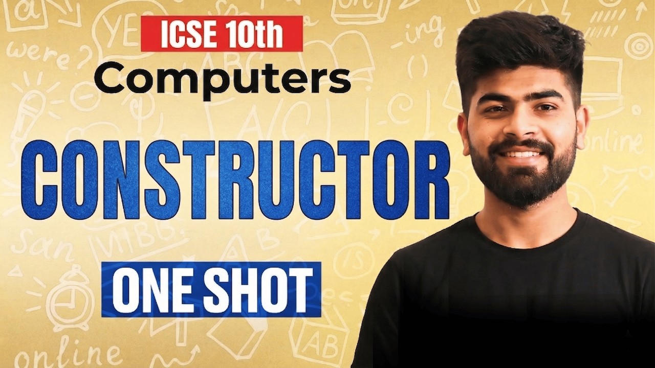 🔥 Constructor in Java | ICSE Class 10 Computer Applications | ICSE Class 10th | ICSE 2027