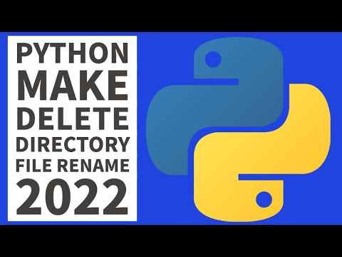 How To Make & Delete Directories In Python Beginners Tutorial 2022
