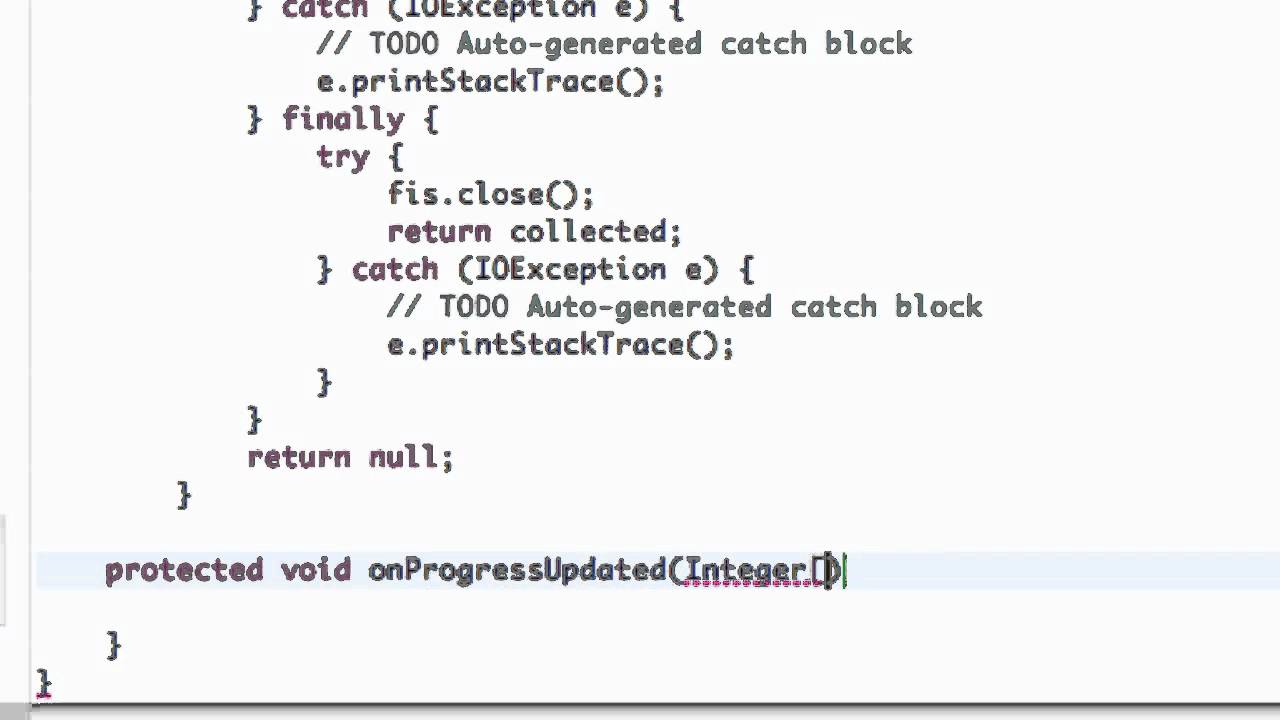 Android Application Development Tutorial - 102 - The 4 AsyncTask Methods