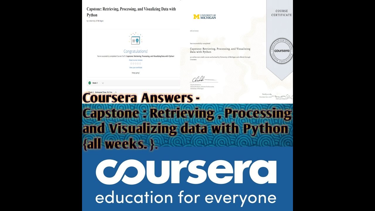 Coursera Answers: capstone: retrieving, processing, and visualizing data with python.