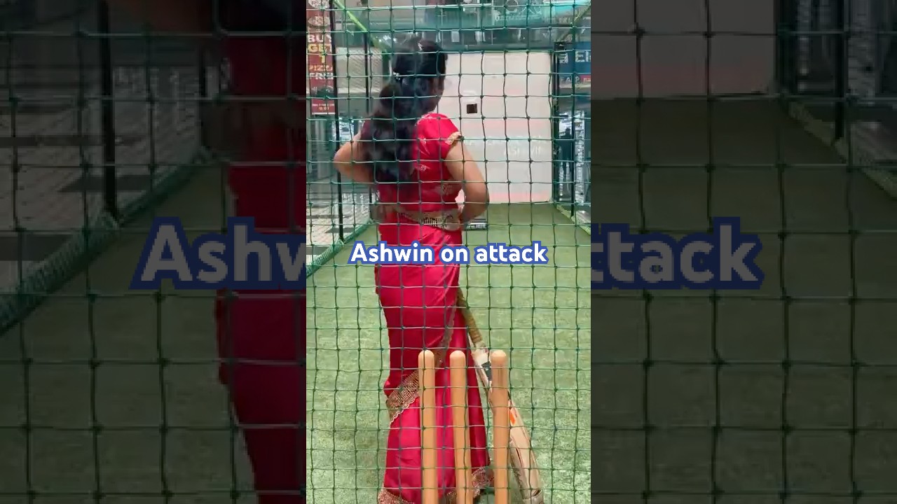 Ashwin on attack 🏏