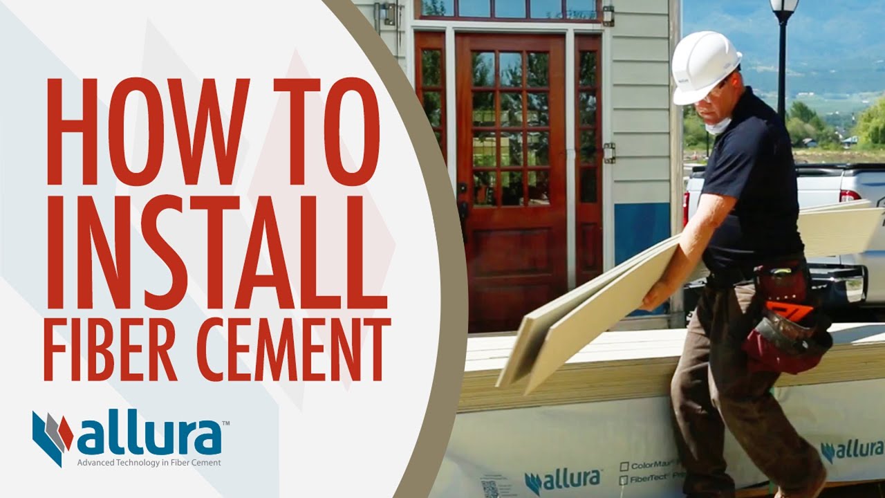 How To Install Fiber Cement Siding - Allura USA
