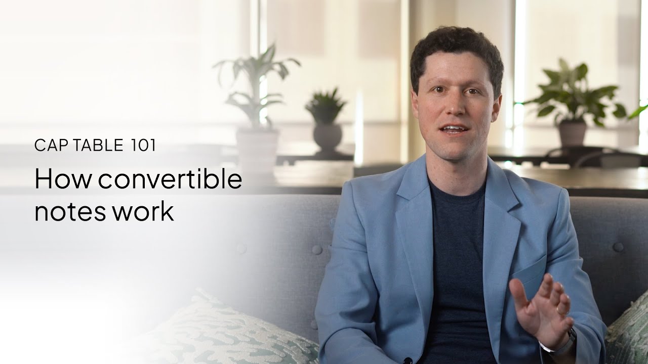 Startup school | How convertible notes work (from Cap Table 101)