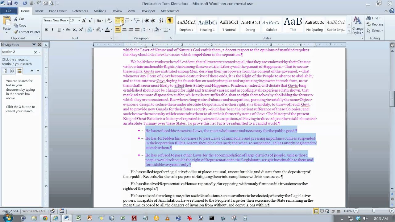 Word2010-Practice-Test