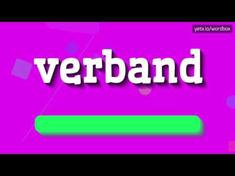 VERBAND - HOW TO PRONOUNCE IT!?