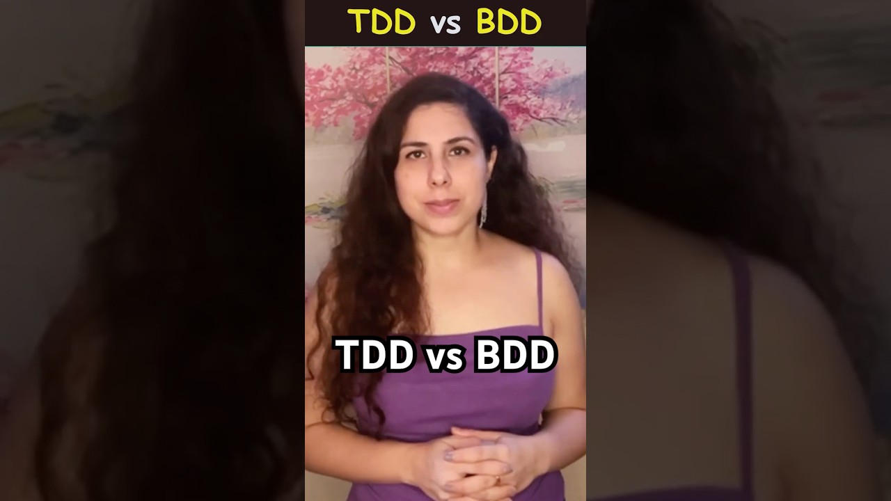 TDD vs BDD in 1 Minute | Test Driven Development vs Behaviour Driven Development #testing