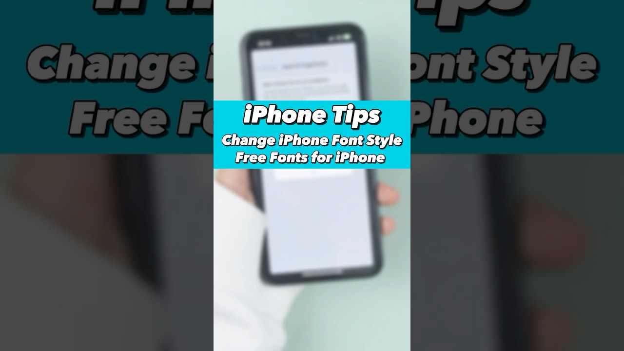 Free iPhone Tips - How you can change the fonts on your iPhone