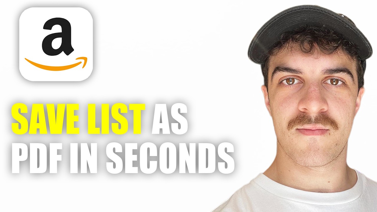 How to Save Your Amazon List as a PDF in Seconds (2026 Guide)